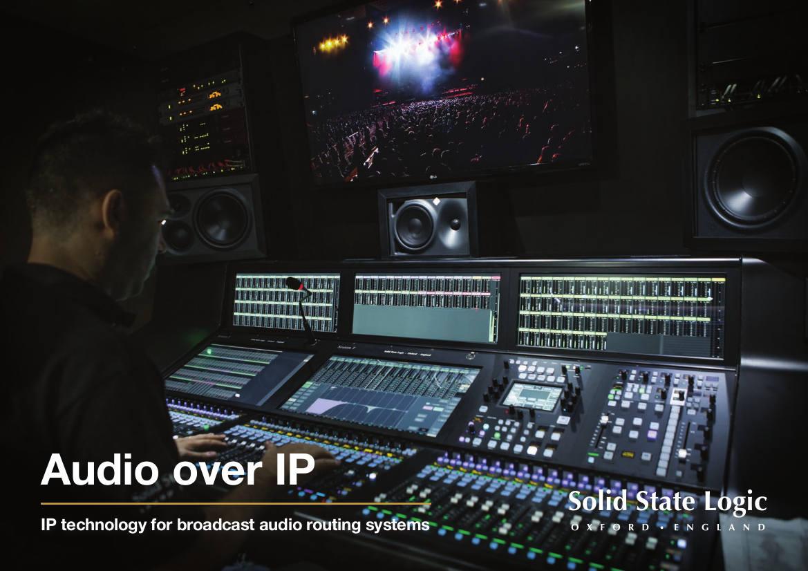 Broadcast Audio Production - Solid State Logic Japan